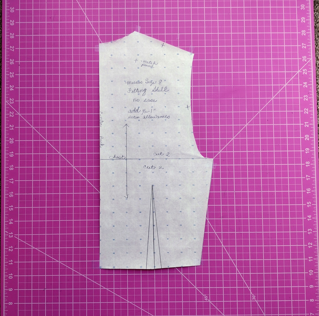 Free Fitting Shell Pattern – Pour Moi